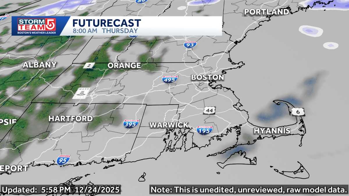 Round 1 of snow arrives: See hour-by-hour futurecast maps