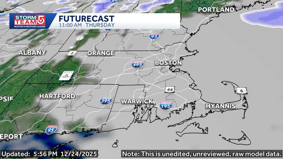 Round 1 of snow arrives: See hour-by-hour futurecast maps