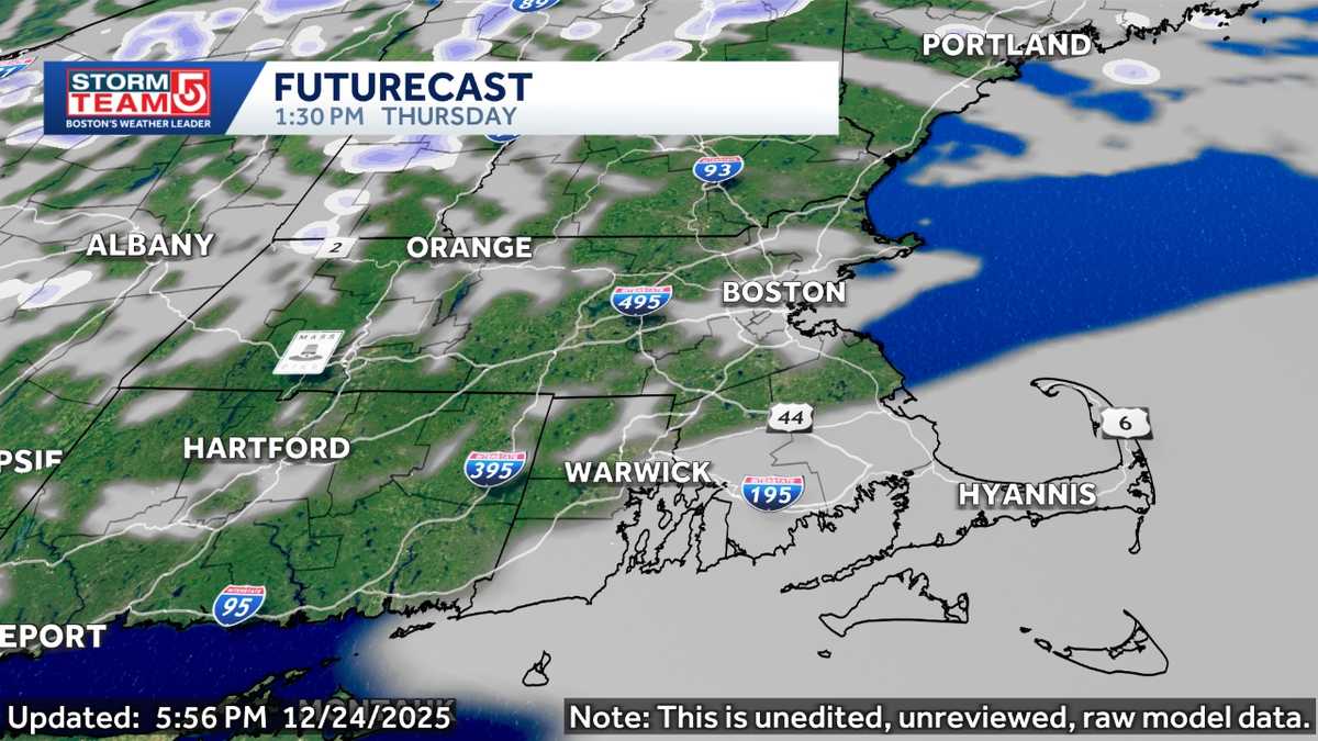 Round 1 of snow arrives: See hour-by-hour futurecast maps