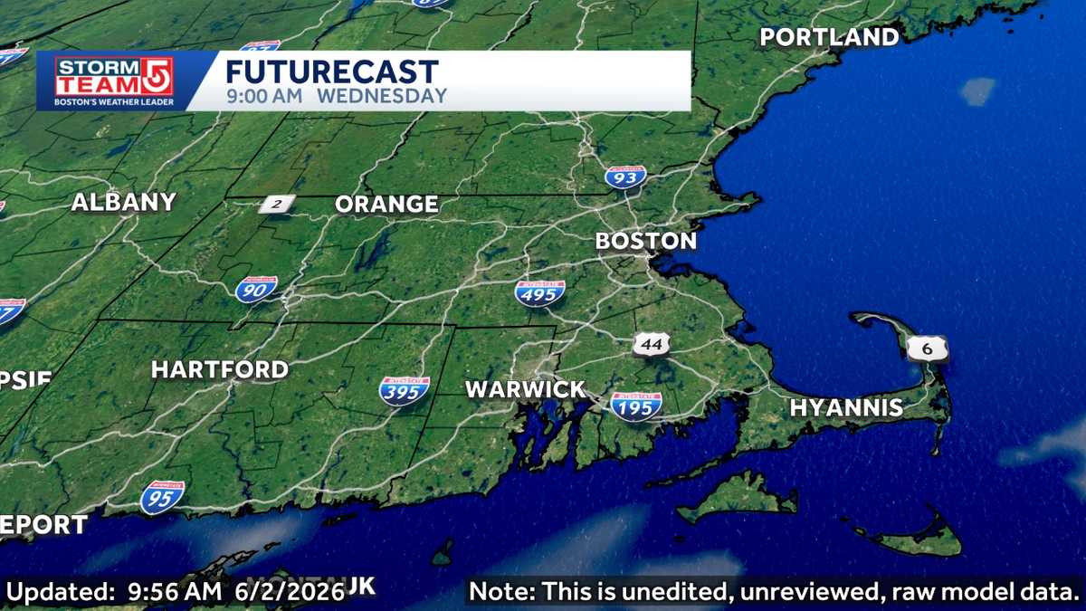 Hour-by-hour futurecast maps