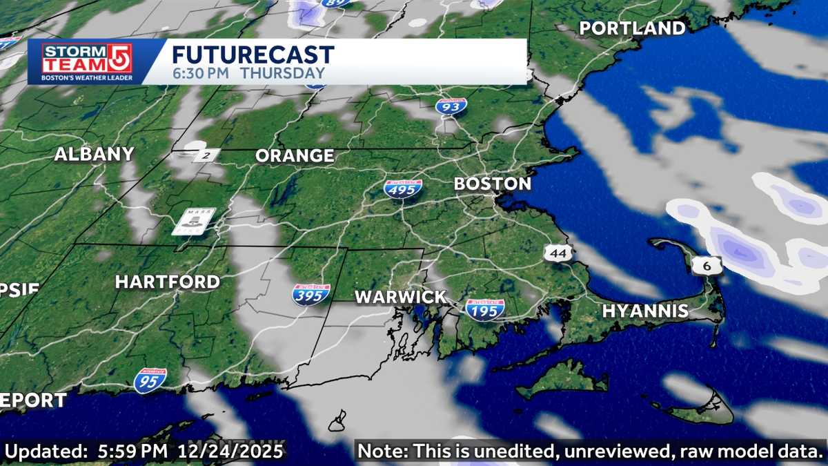 Hour-by-hour futurecast maps