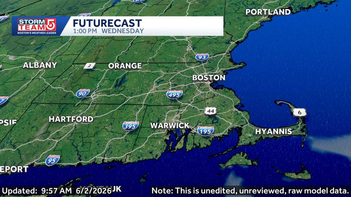 Hour-by-hour futurecast maps