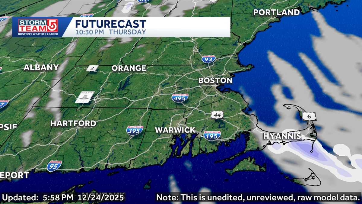 Hour-by-hour futurecast maps
