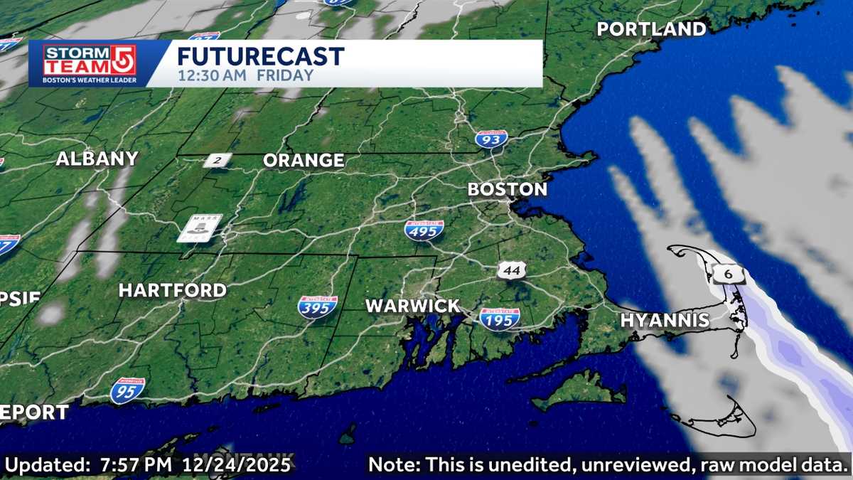 Futurecast shows when to expect snow, how long it'll last