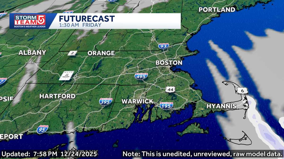 Futurecast shows when to expect snow, how long it'll last