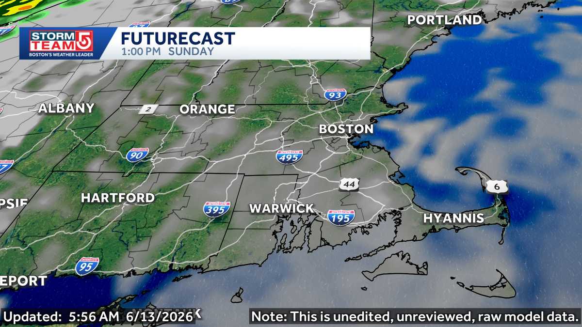 Hour-by-hour futurecast maps