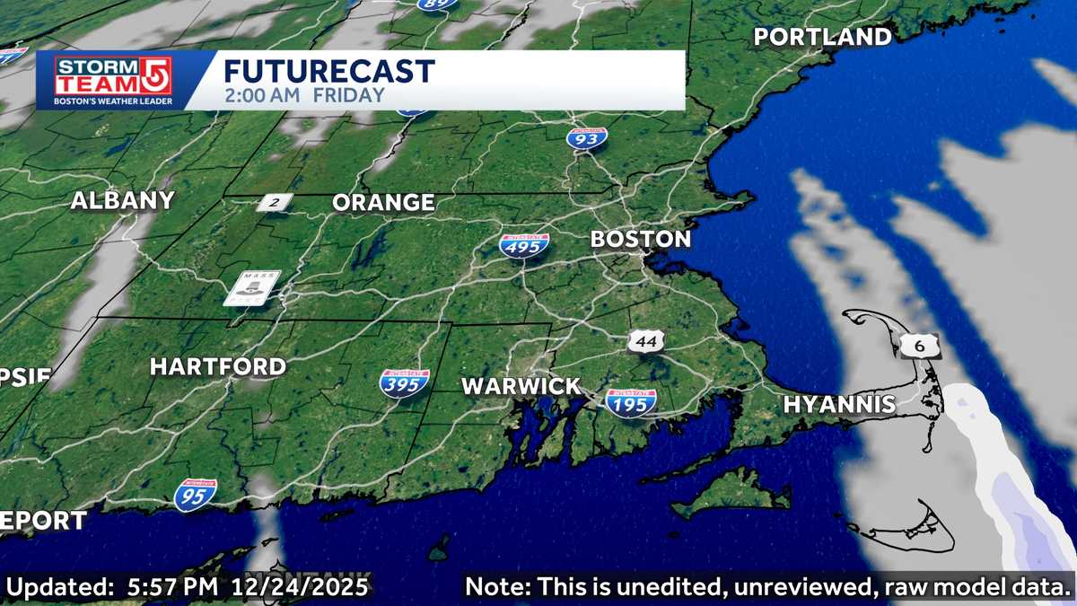 Round 1 of snow arrives: See hour-by-hour futurecast maps