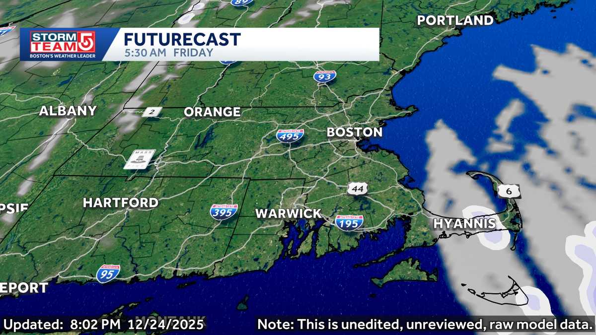 Futurecast shows when to expect snow, how long it'll last