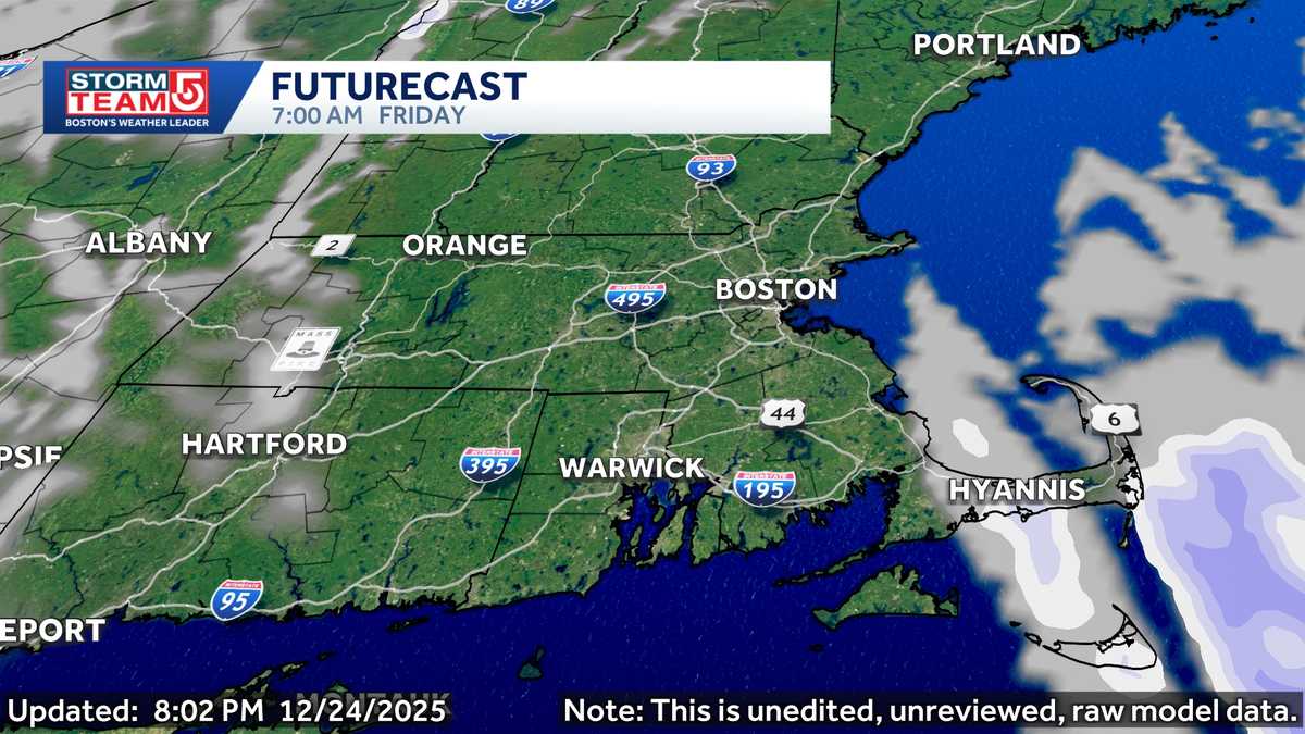 Round 1 of snow arrives: See hour-by-hour futurecast maps