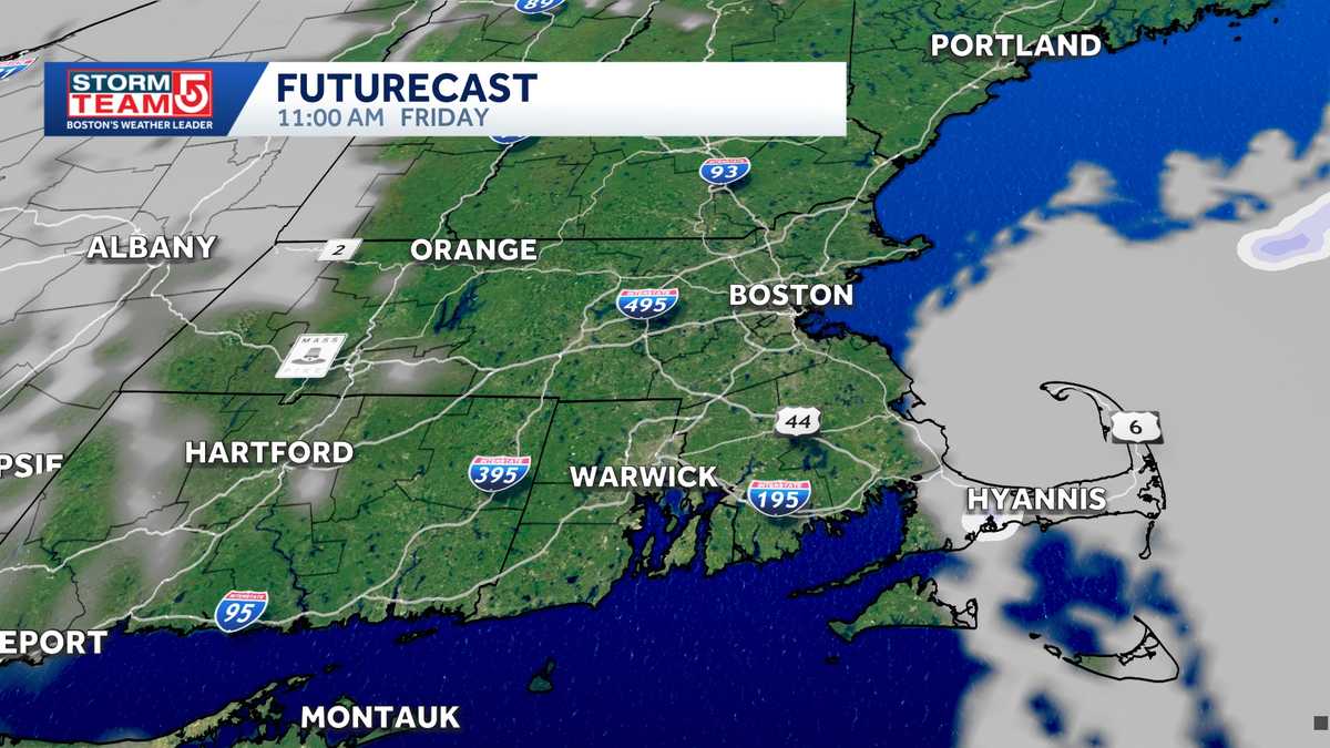 Round 1 of snow arrives: See hour-by-hour futurecast maps
