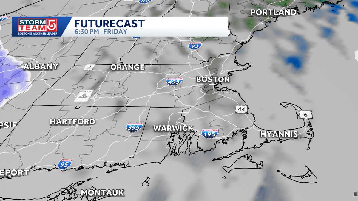 Round 1 of snow arrives: See hour-by-hour futurecast maps