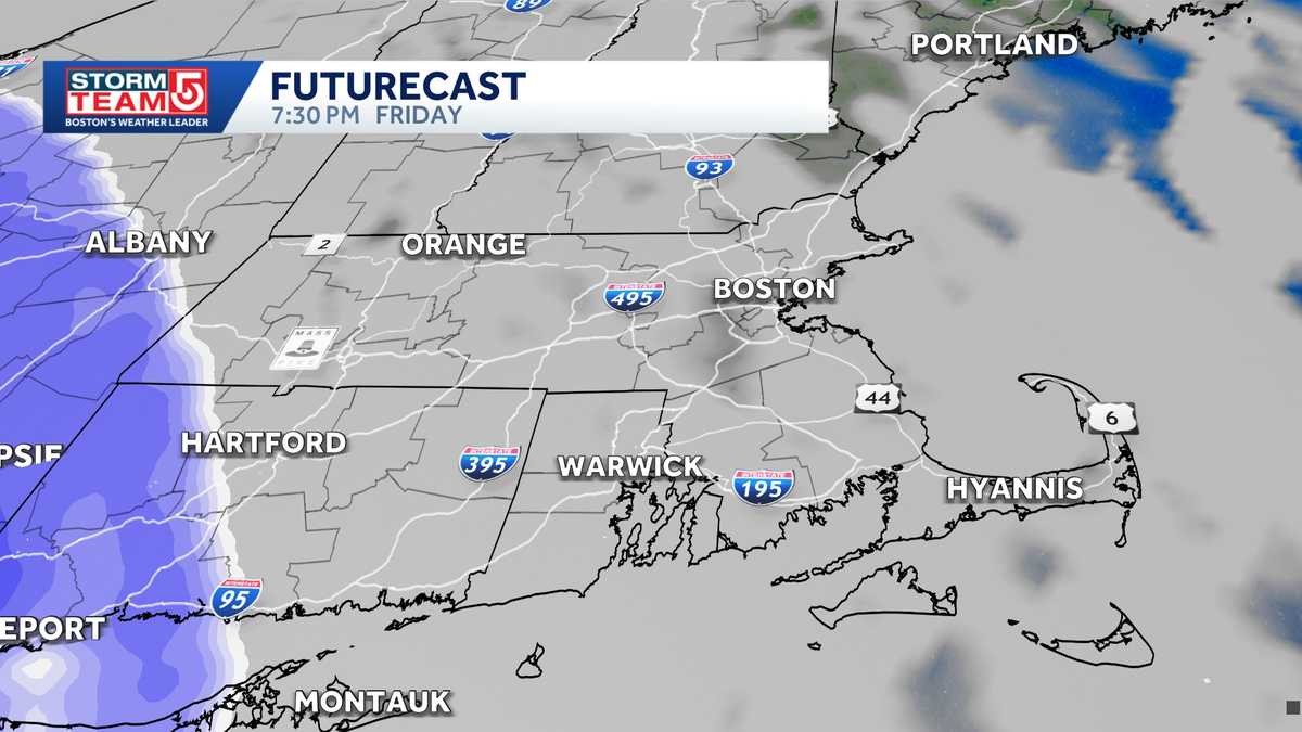 Round 1 of snow arrives: See hour-by-hour futurecast maps