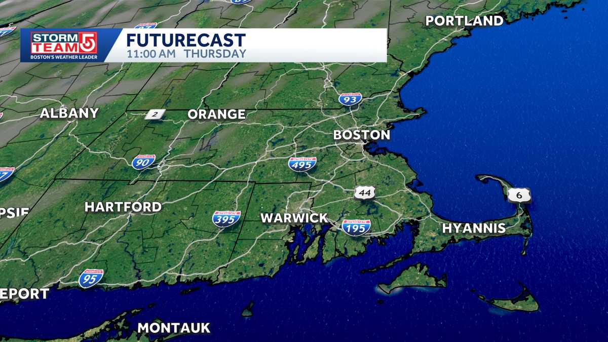 Hour-by-hour futurecast maps