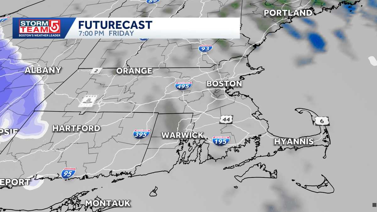 Round 1 of snow arrives: See hour-by-hour futurecast maps