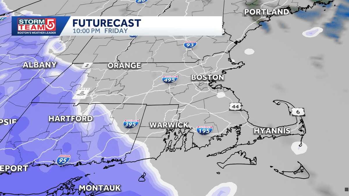 Futurecast shows when to expect snow, how long it'll last