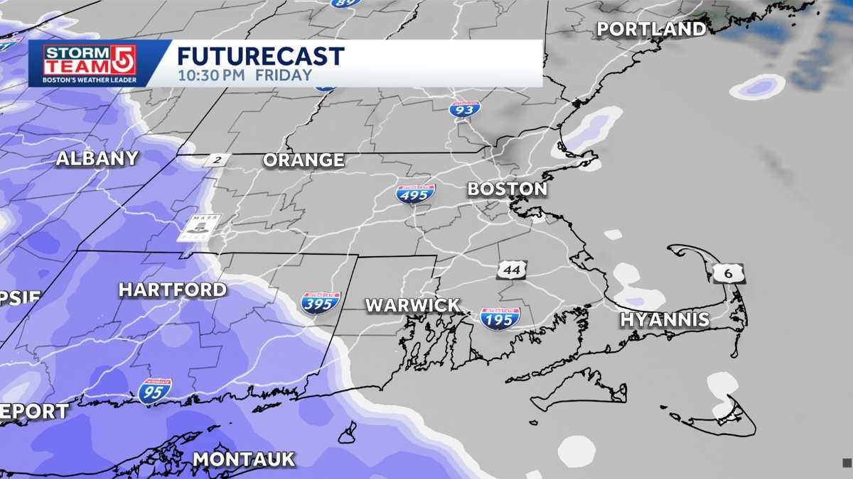 Hour-by-hour futurecast maps