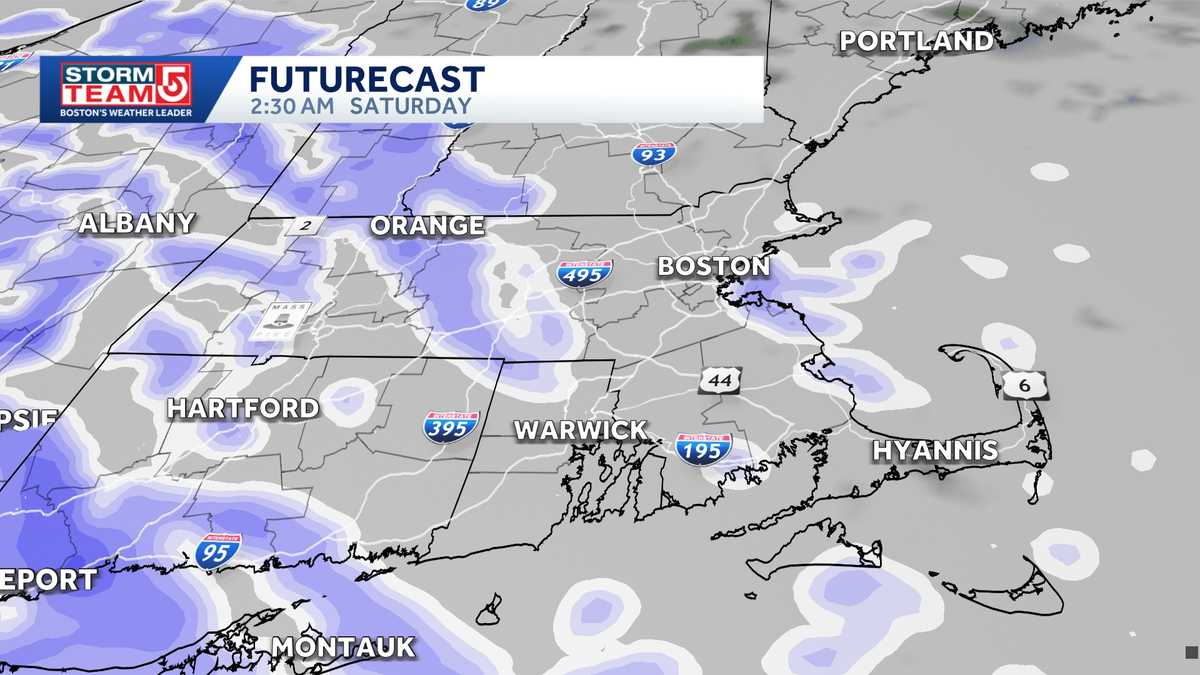 Round 1 of snow arrives: See hour-by-hour futurecast maps