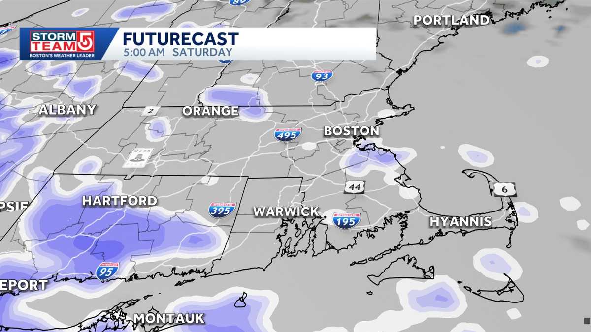Round 1 of snow arrives: See hour-by-hour futurecast maps