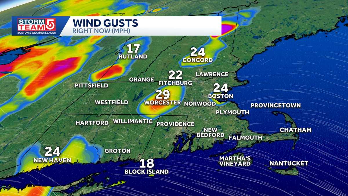 Wind advisory in effect as gusts of over 40 mph expected