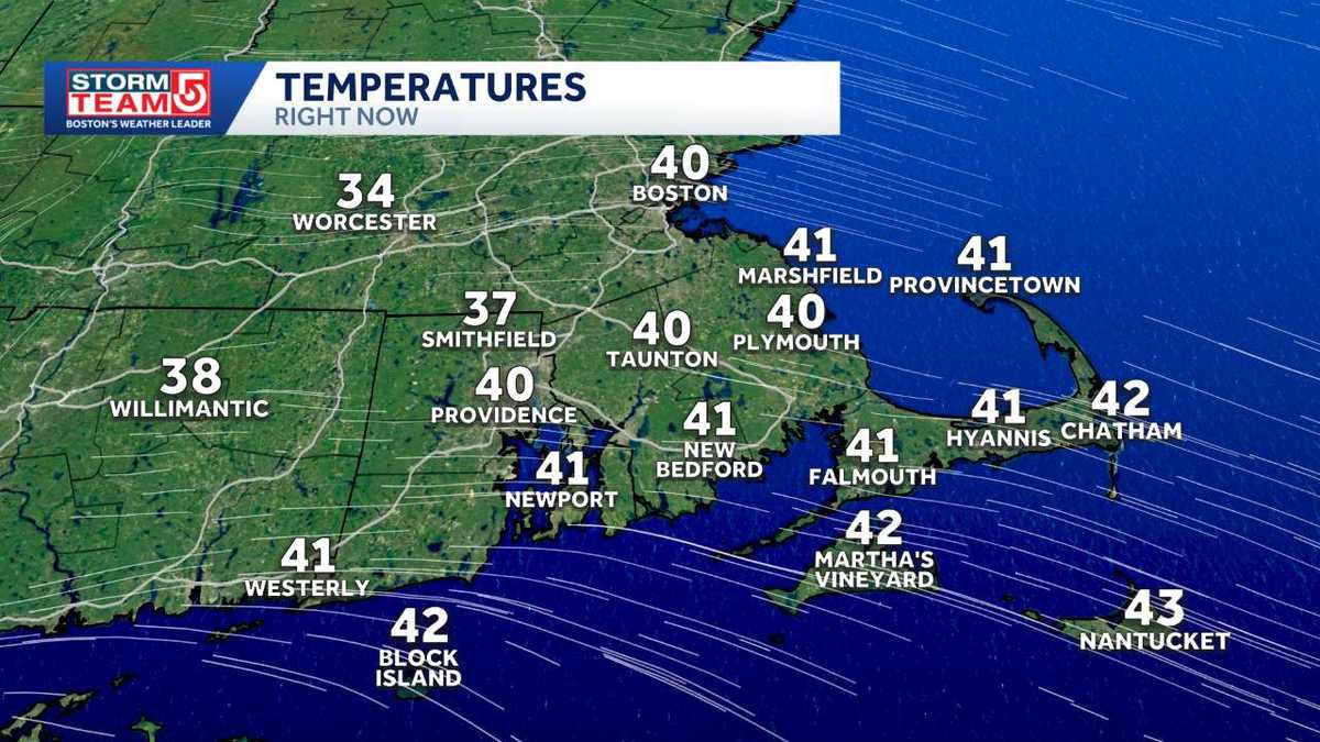 Video: Afternoon temperatures peak near 60 degrees