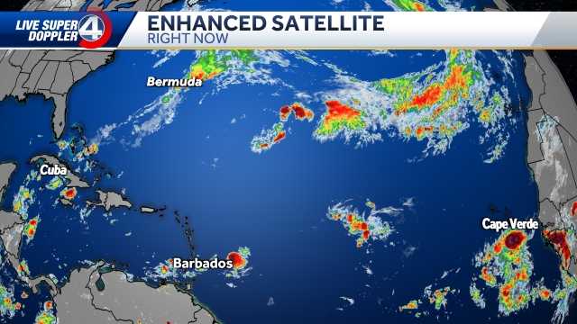 MAP ROOM: Latest radar, temperatures, wind speeds