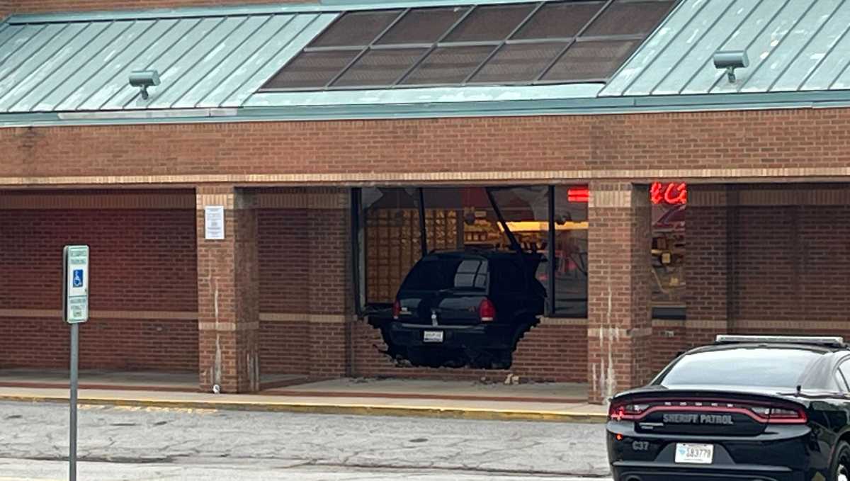 SUV crashes inside Ingles store, pictures show
