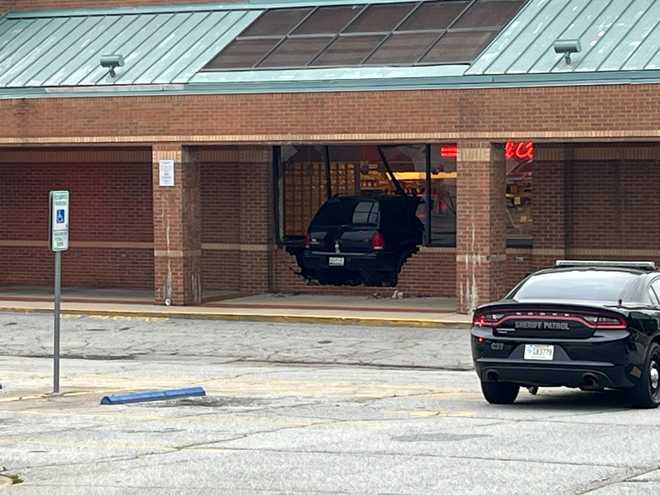 SUV crashes inside Ingles store, pictures show