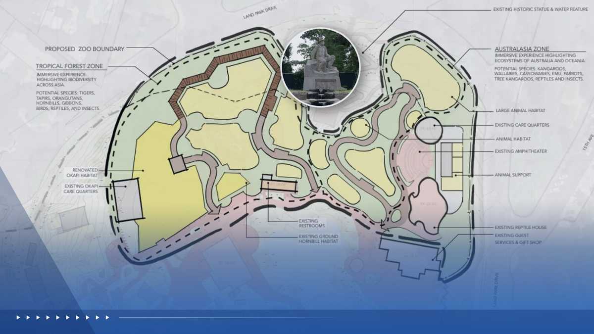 Sacramento Zoo revises Land Park expansion proposal to exclude fountain ...