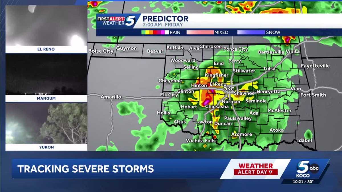 Severe storms spin up tornado Thursday