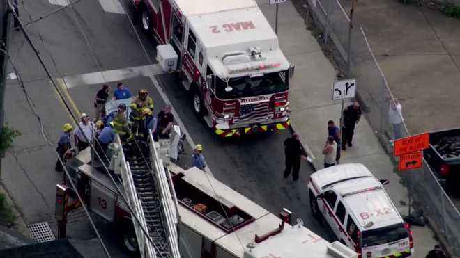 Man injured after contact with live wires, house fire in Pittsburgh's ...