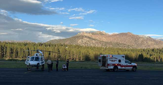 Mountain biker, son rescued after getting stranded near Freel Peak