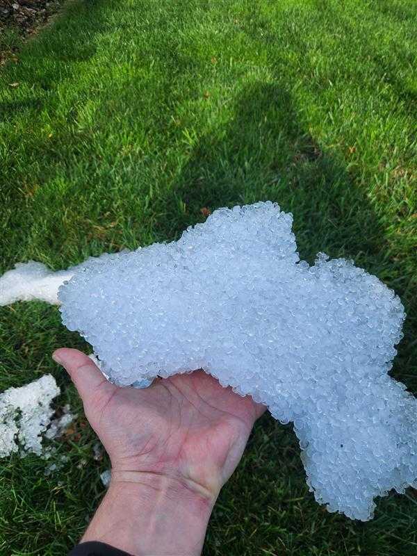 Iowa weather: KCCI viewers send in photos of hail, rainbows after ...