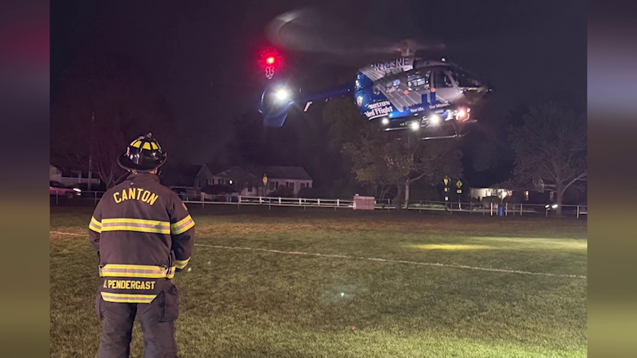 Pedestrian struck by vehicle in Canton, Massachusetts