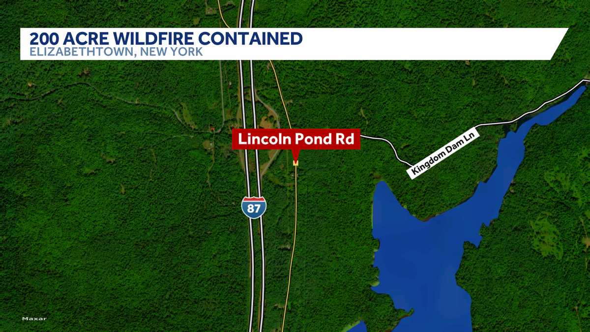 Firefighters in Elizabethtown contain 200-acre wildfire