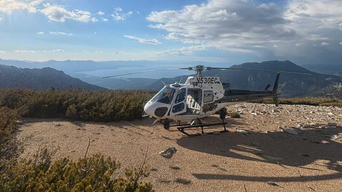 Mountain biker, son rescued after getting stranded near Freel Peak