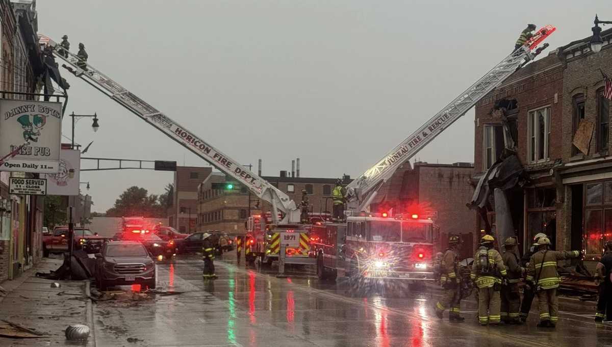 Horicon hit hard by afternoon storms - WISN