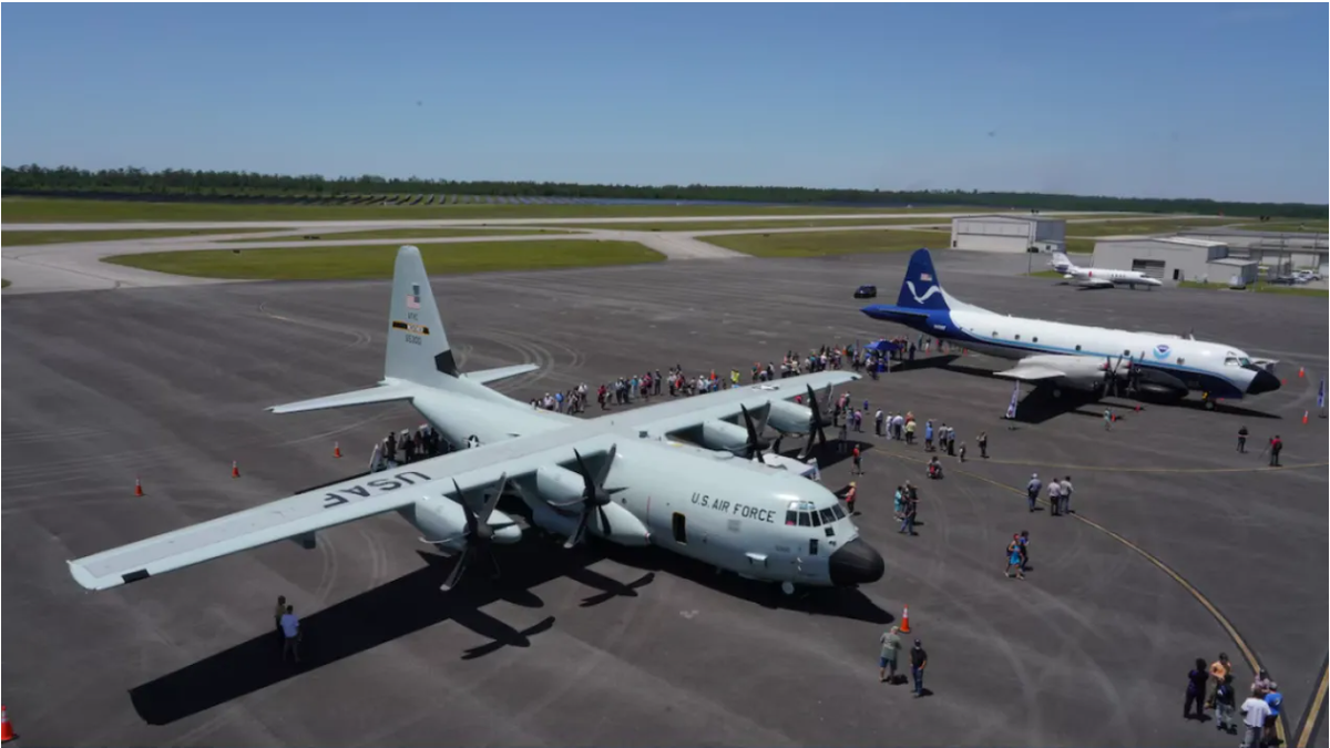 Hurricane Hunters to visit Gulf Coast airports