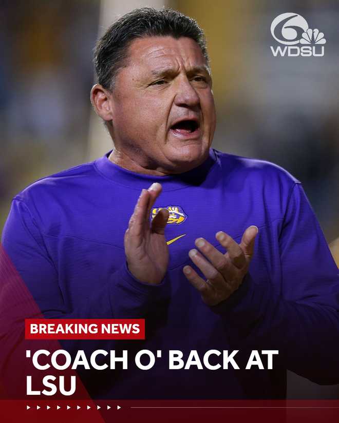 Ed Orgeron returns to Tigers staff under Lane Kiffin