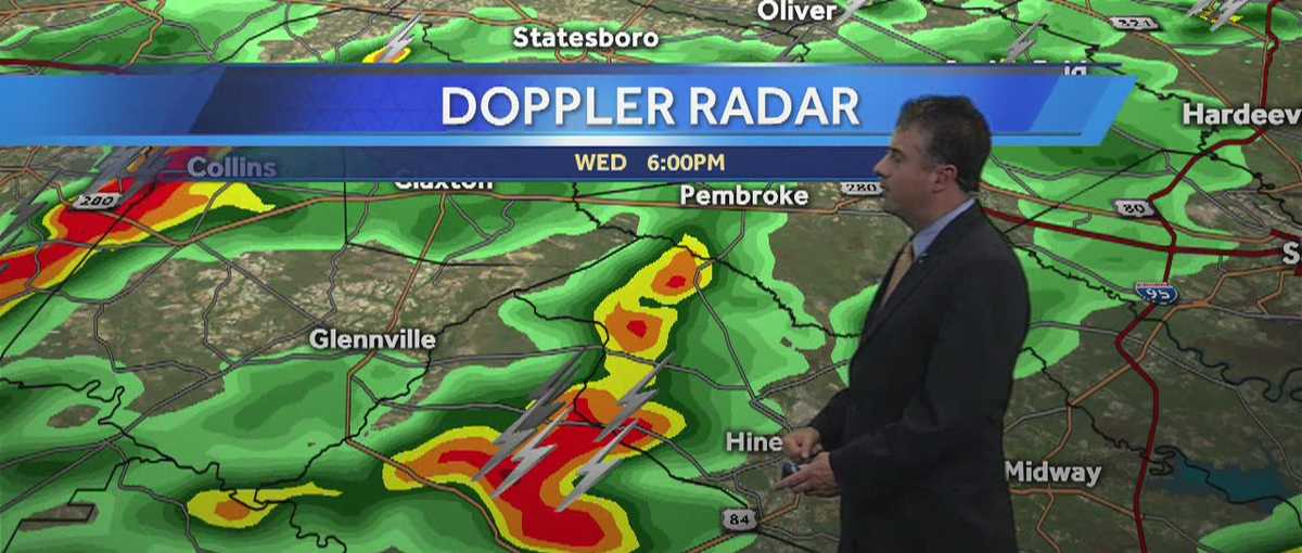 Wet Pattern to Start the Week