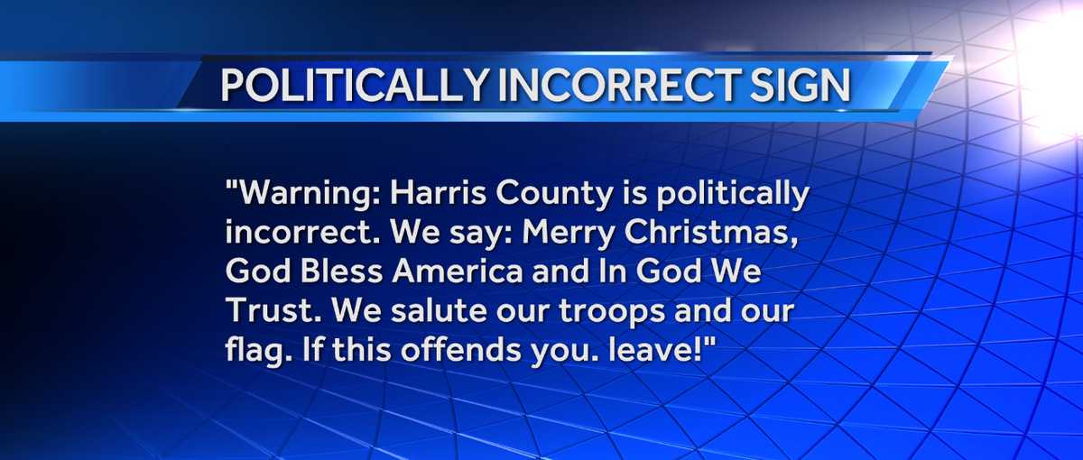 Georgia sheriff revels in 'politically incorrect' sign