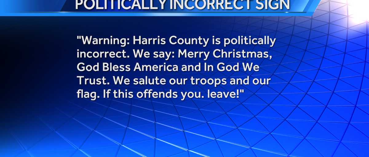Georgia sheriff revels in 'politically incorrect' sign Georgia sheriff revels in 'politically incorrect' sign