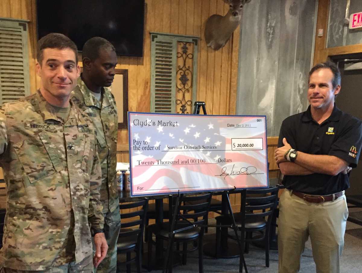 Big donation for fallen soldier families