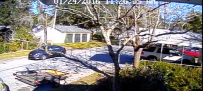 Drive-by shooting suspect spotted on home security camera