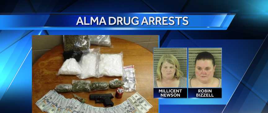Two Alma residents arrested for 6 pounds of methamphetamine
