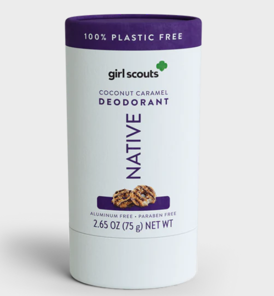Body care products inspired by popular Girl Scout cookie flavors
