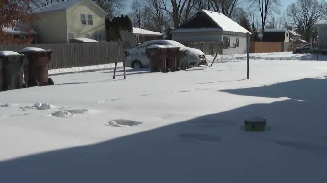 Residents in Louisville trapped at home after snowstorm