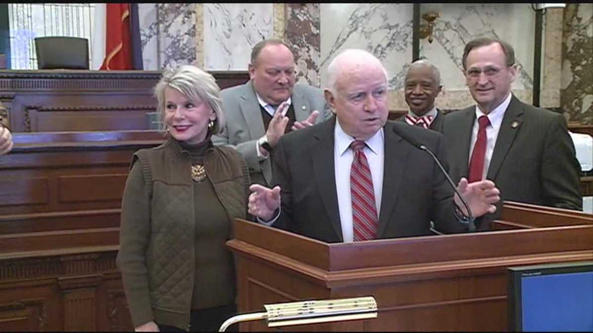 Bert Case honored by Senate