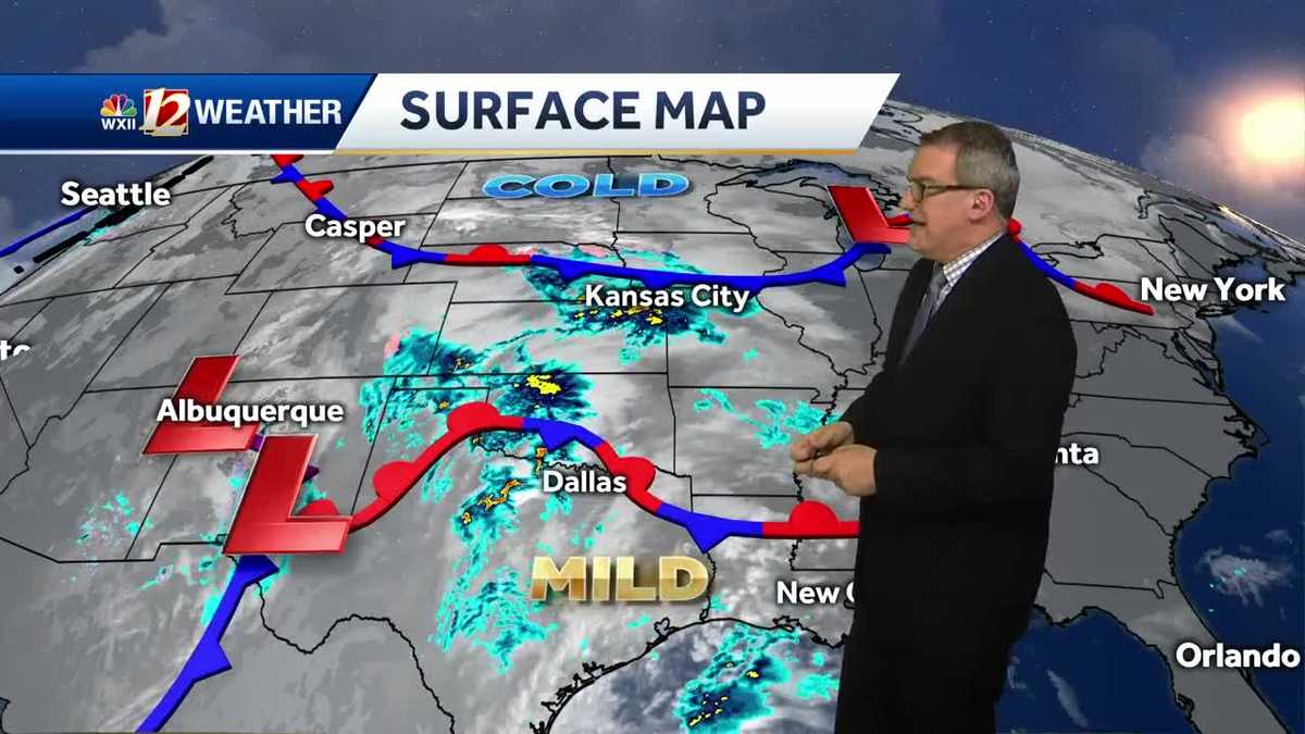 WATCH: Mild rain may bring storms