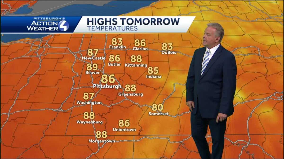 Sunshine continues through the week