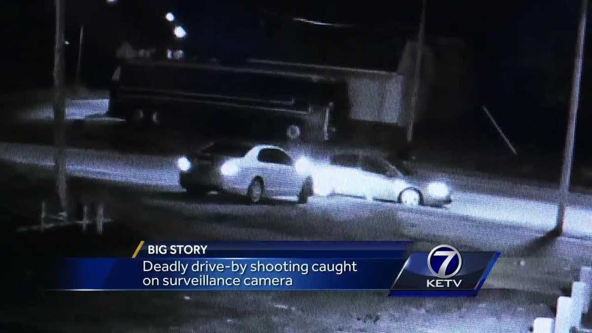 Deadly driveby shooting caught on surveillance camera
